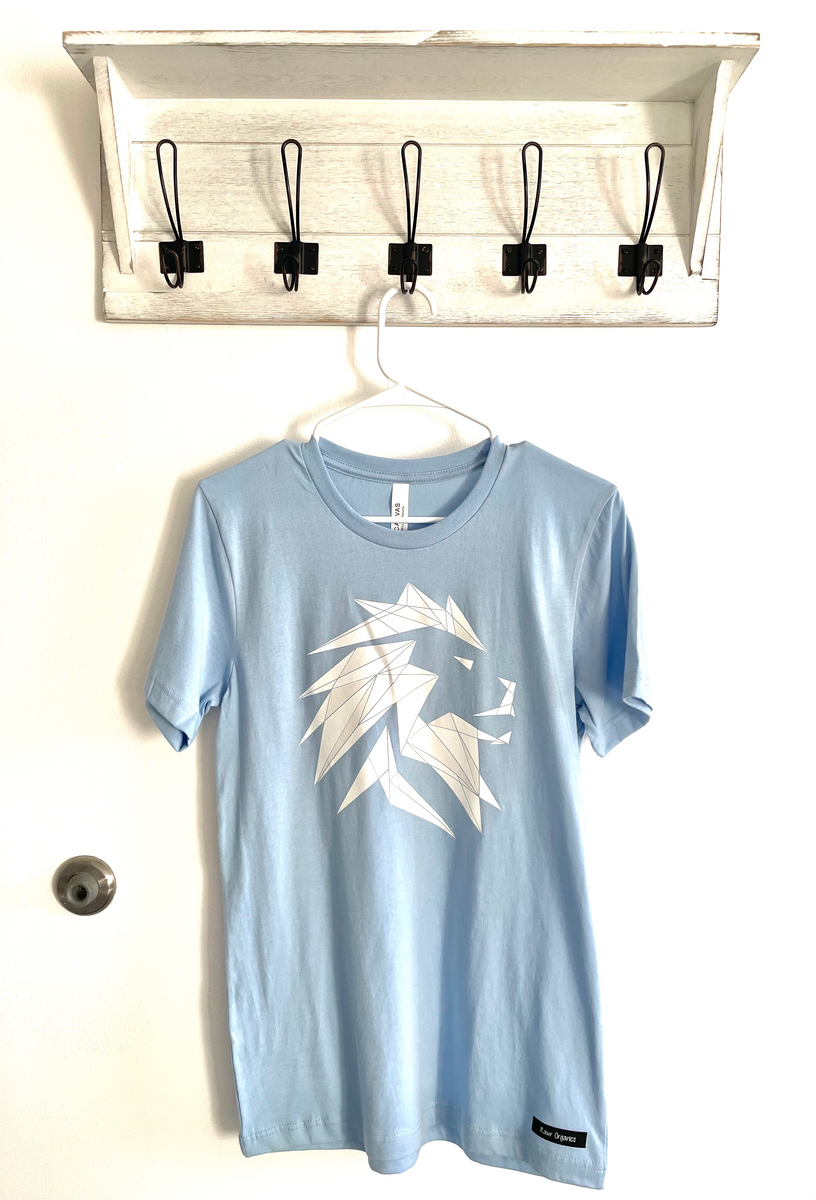 Baby Blue Rawr Tee (Unisex) – Rawr Organics